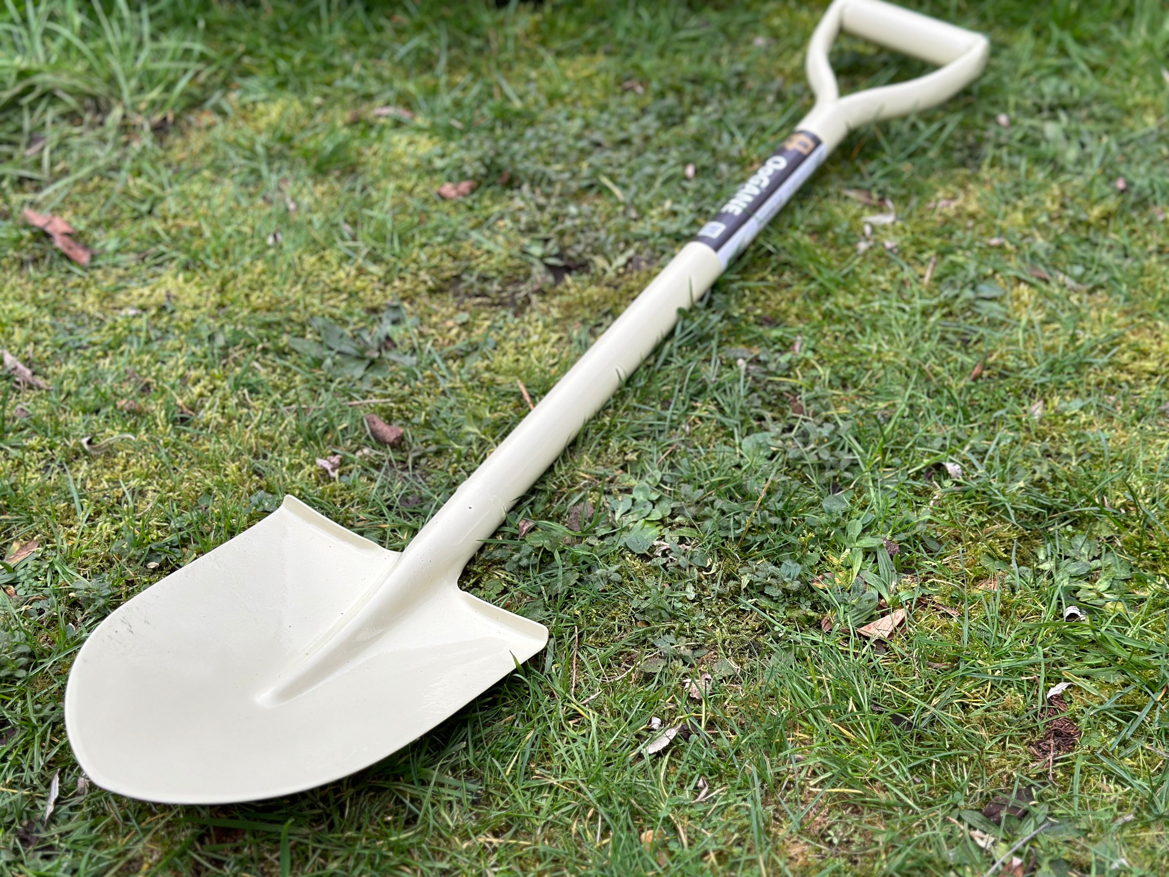 Japanese Mini Shovel / Kids Shovel (Cream) (Curved Blade)